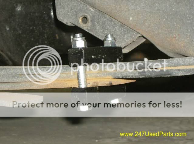 A cheap fix for lowering block wheel hop or drivetrain slop | S-10 Forum